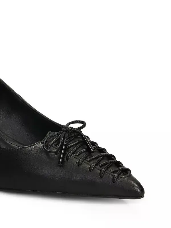 Lola Cruz 55mm Navari Lace-up Pumps