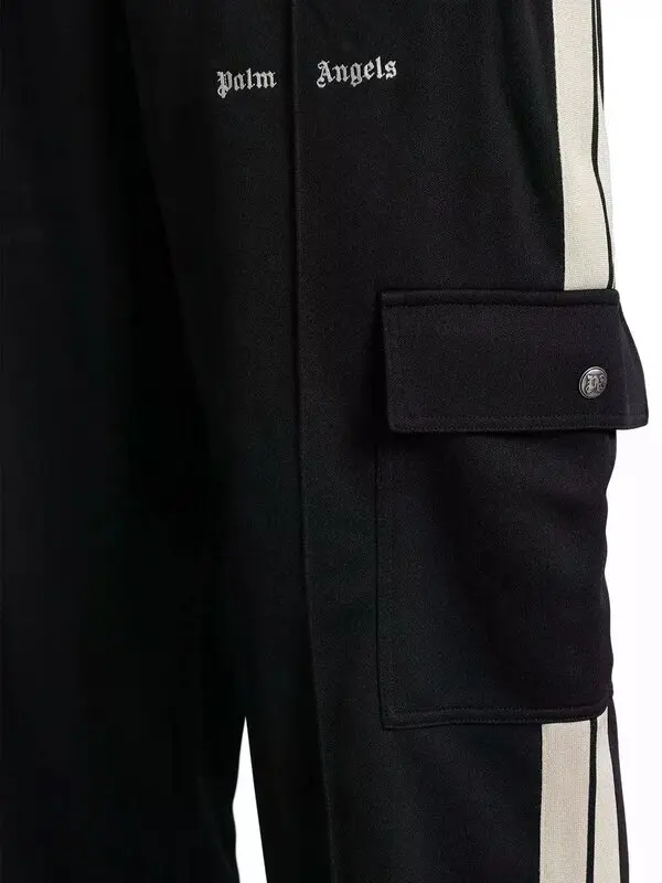Palm Angels Stripe-detailing Cargo Trousers