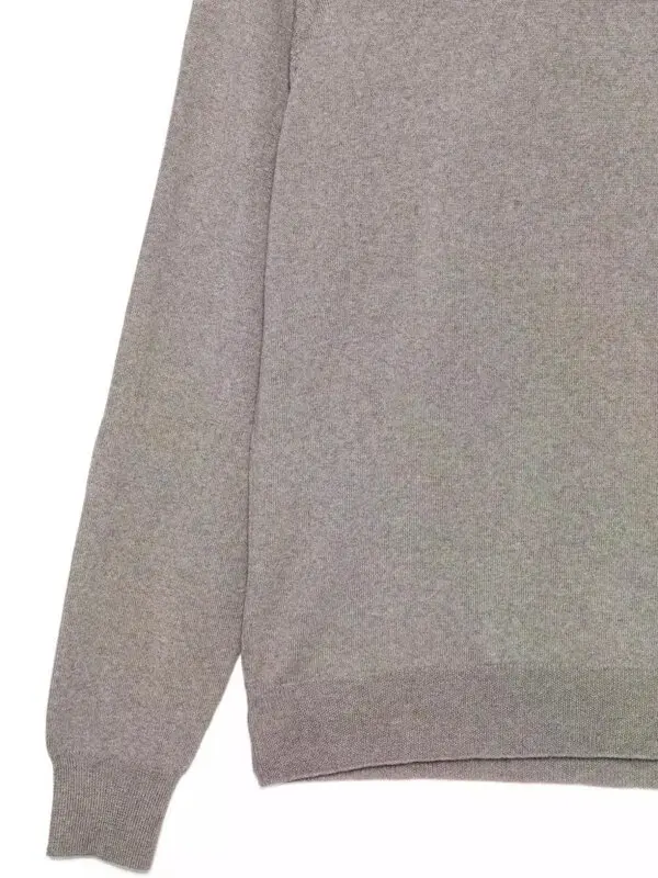 Tagliatore High-neck Long-sleeve Sweater - Neutrals