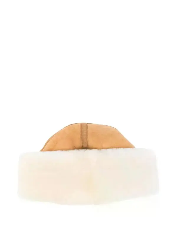 TOTEME Shearling Hat - Neutrals