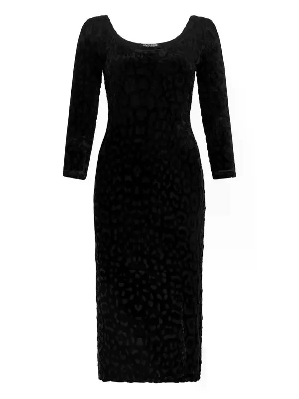 Roberto Cavalli Velvet-texture Dress