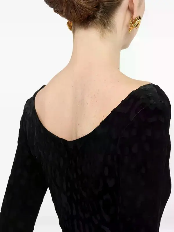 Roberto Cavalli Velvet-texture Dress