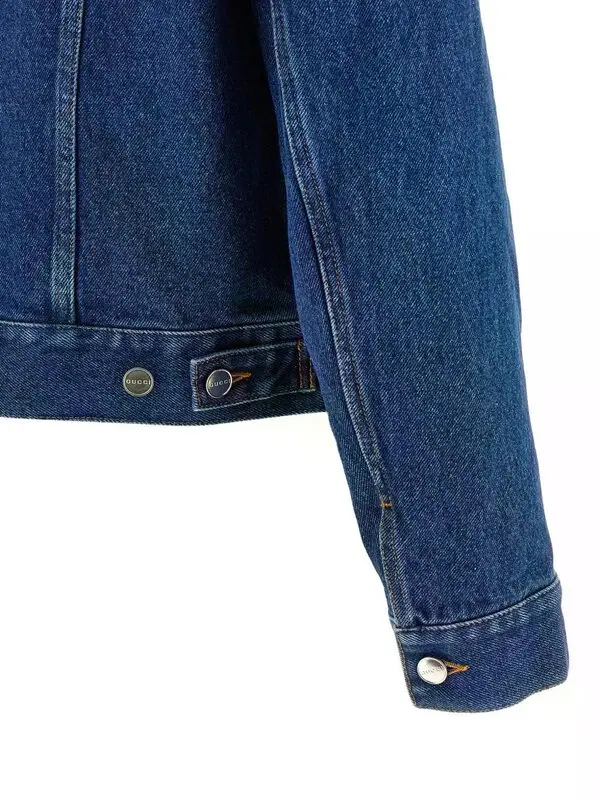 Gucci Denim Jacket With Horsebit Detail