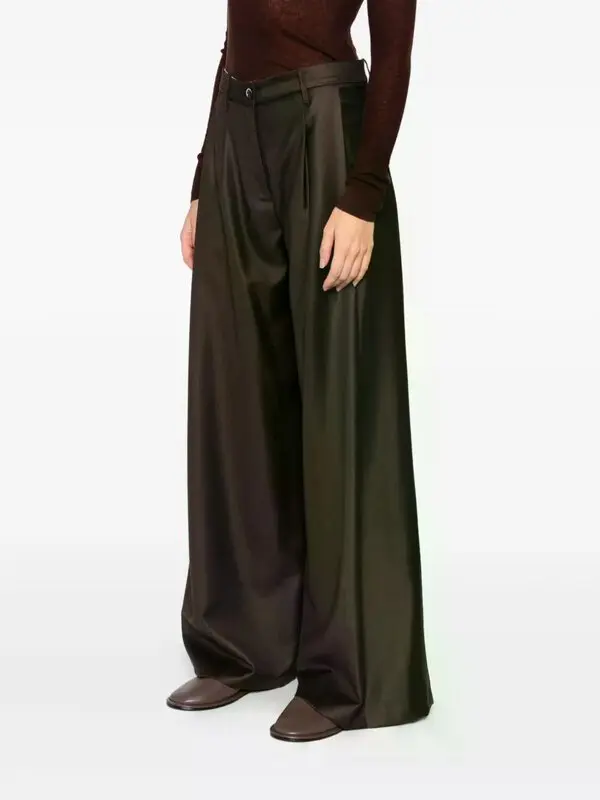 NINE:INTHE:MORNING Pleated Palazzo Trousers