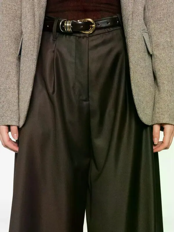 NINE:INTHE:MORNING Pleated Palazzo Trousers