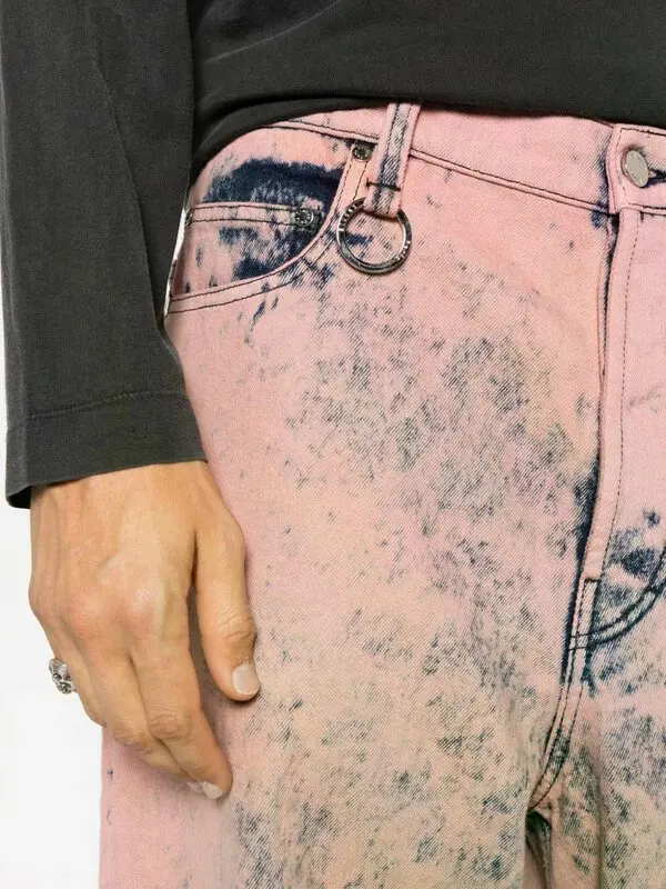 Études Studio Wide-leg Garment-dyed Jeans