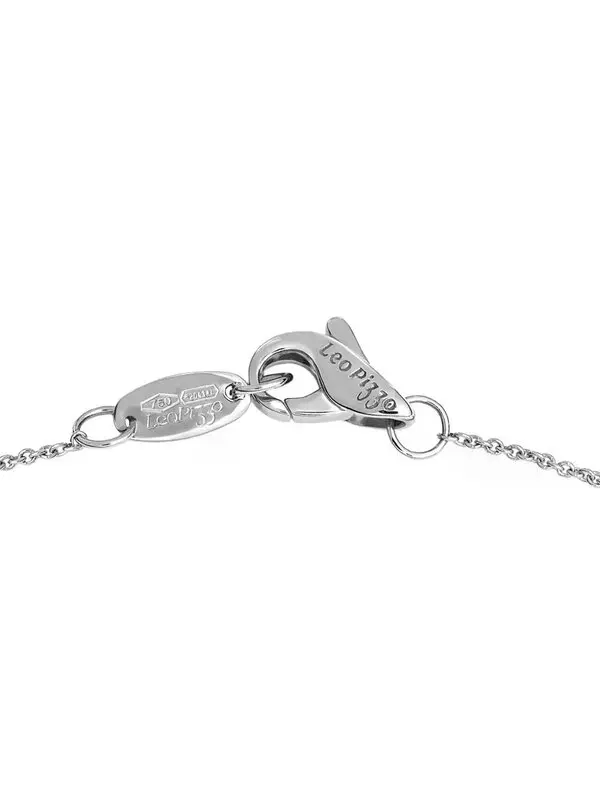 LEO PIZZO 18kt White Gold Flora Diamond Necklace - Silver