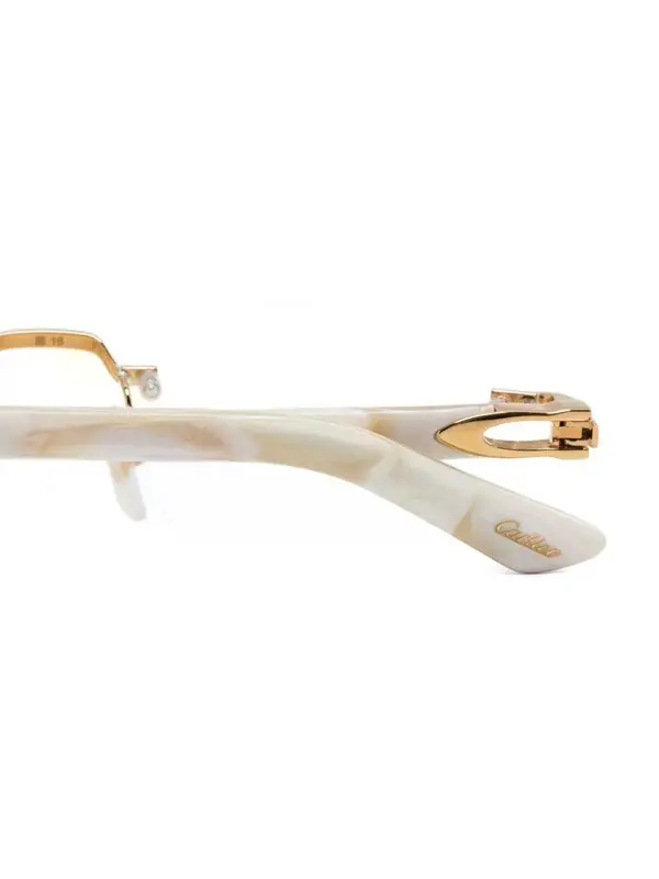 Cartier Rimless Glasses - Gold