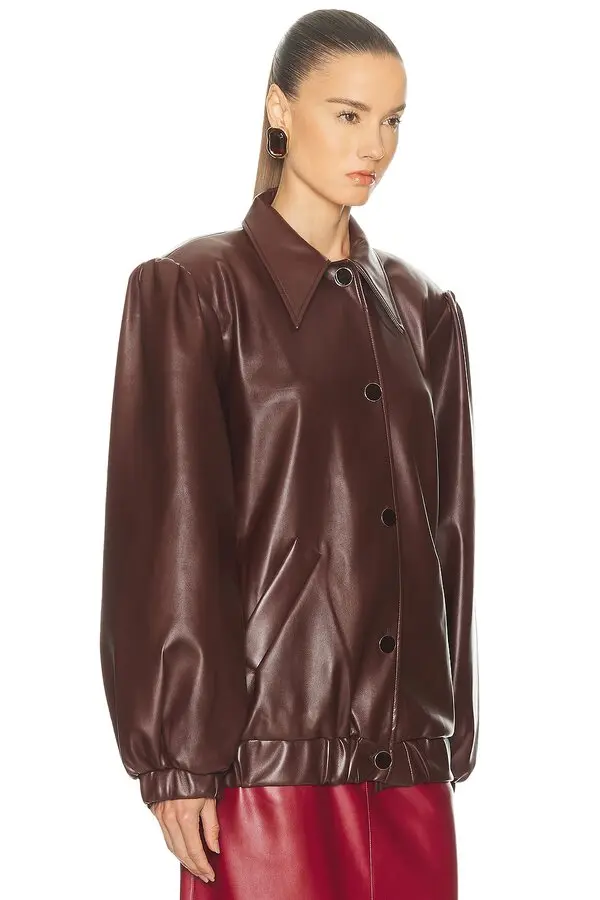 ROWEN ROSE Bomber Jacket - Brown