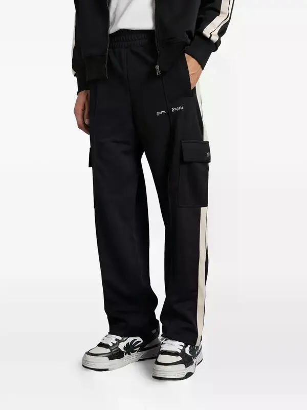 Palm Angels Stripe-detailing Cargo Trousers