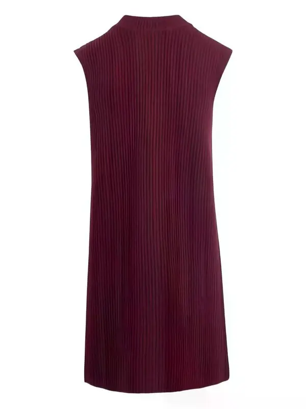 JIL SANDER Draped Pleated Mini Dress