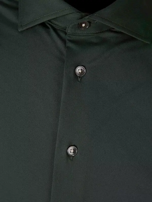 TRAIANO MILANO Buttoned Shirt - Green