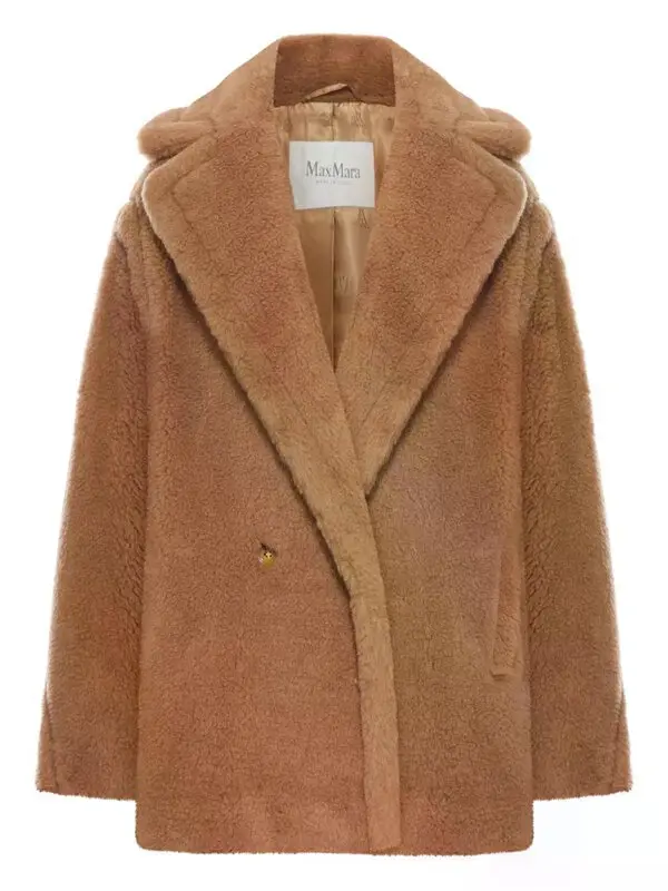 Max Mara Short Teddy Double-breasted Coat