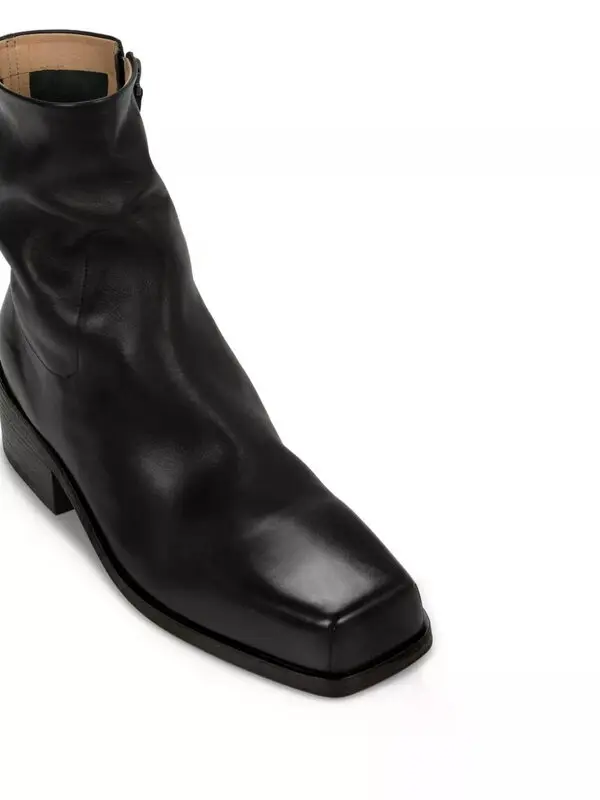 Marsèll Square-toe Boots - Black