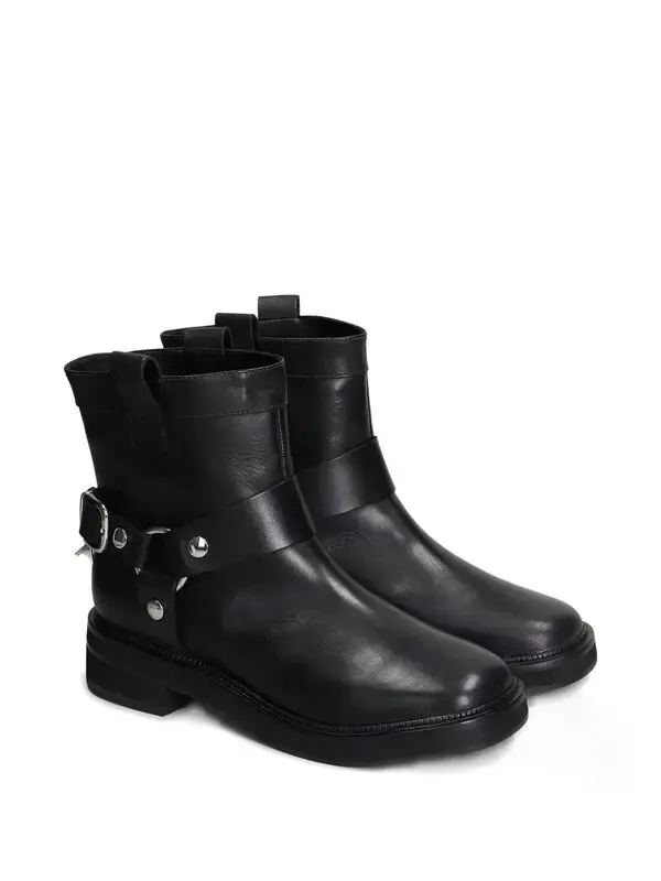 ANDREA CARRANO Buckle Strap Boots