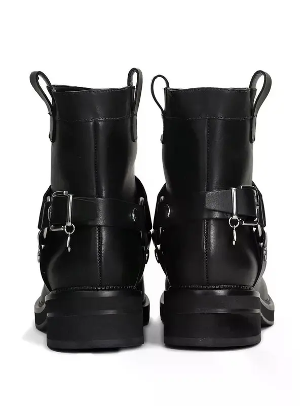 ANDREA CARRANO Buckle Strap Boots