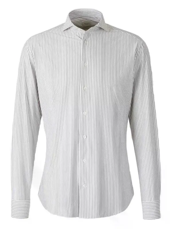 TRAIANO MILANO Striped Buttoned Shirt