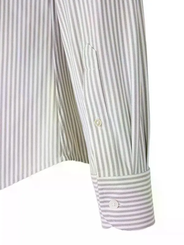 TRAIANO MILANO Striped Buttoned Shirt
