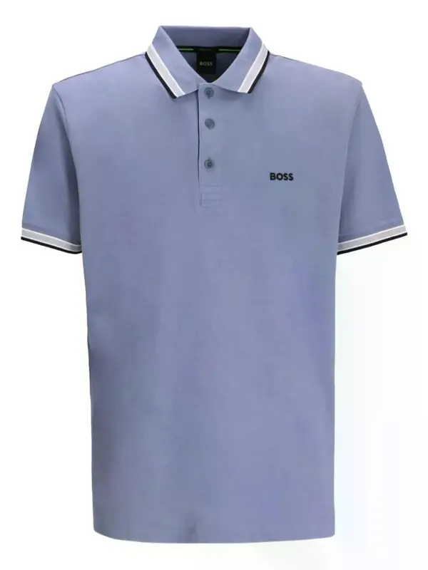 BOSS Logo-embroidered Polo Shirt