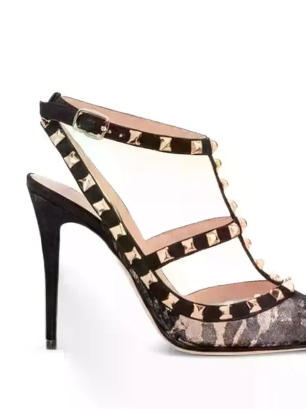 Valentino Garavani Rockstud Lace Pumps With Straps