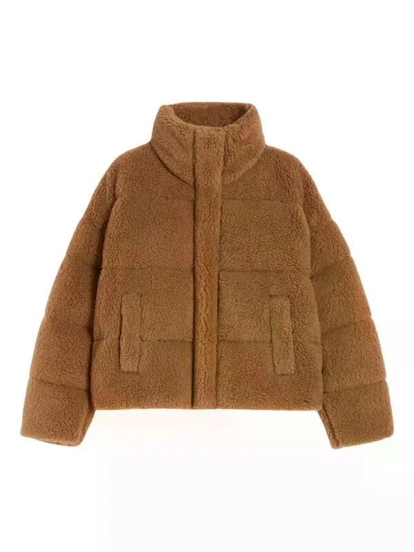 Max Mara Alfredo Funnel-neck Panelled Jacket
