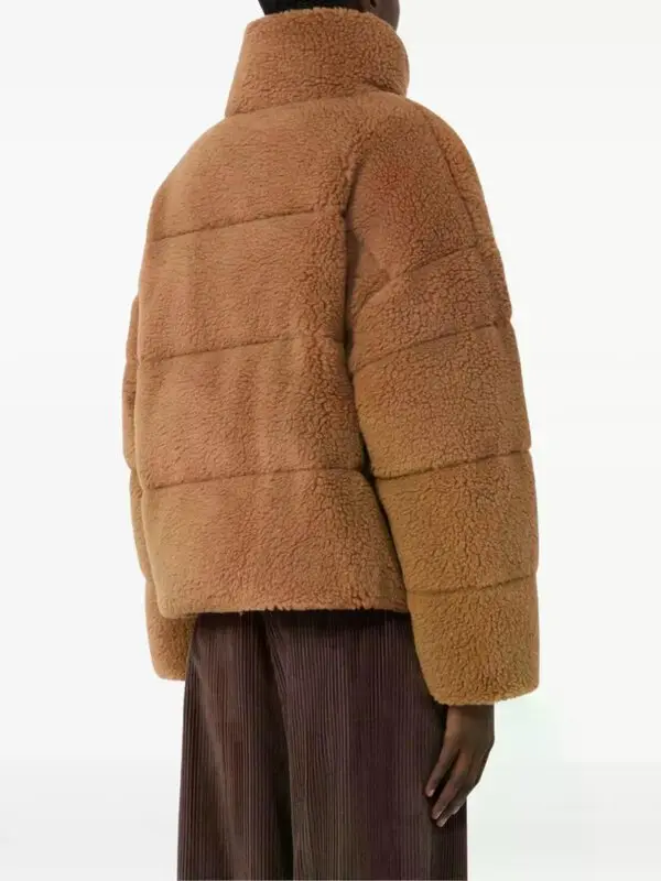 Max Mara Alfredo Funnel-neck Panelled Jacket