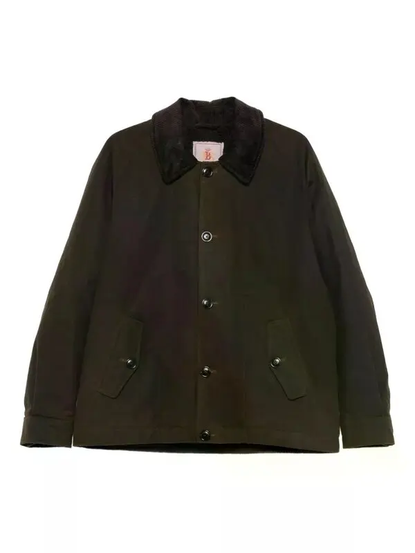 BARACUTA Corduroy-collar Jacket