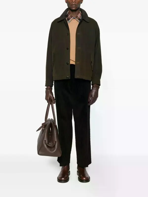 BARACUTA Corduroy-collar Jacket