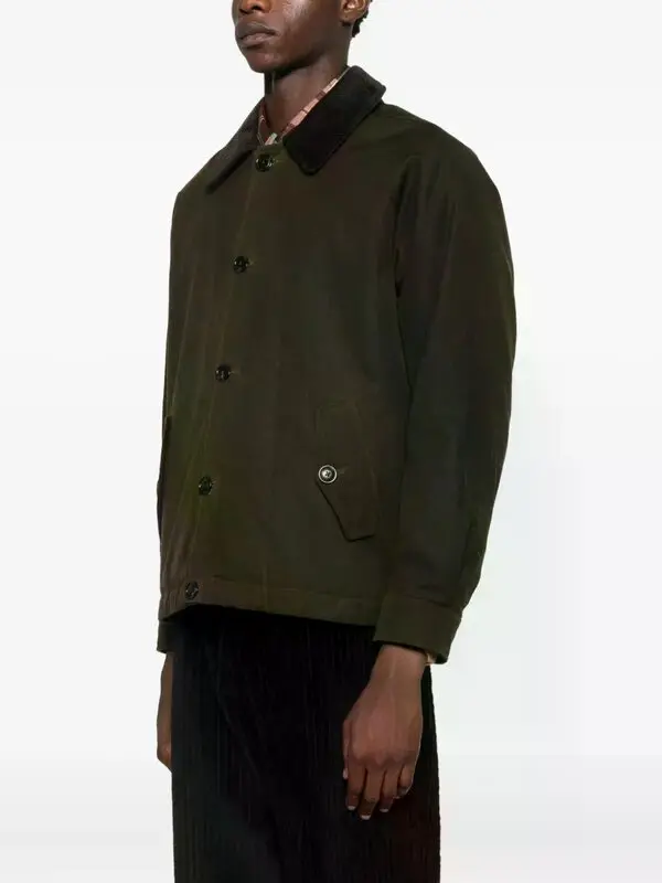 BARACUTA Corduroy-collar Jacket