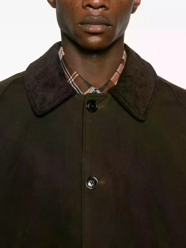 BARACUTA Corduroy-collar Jacket