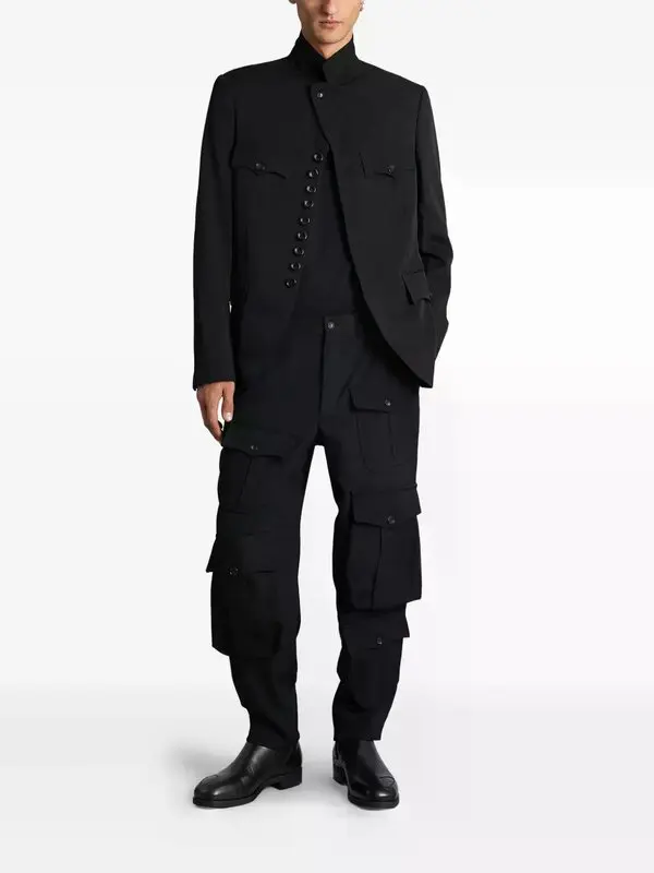 Comme Des Garçons Buttoned Pocket Jacket