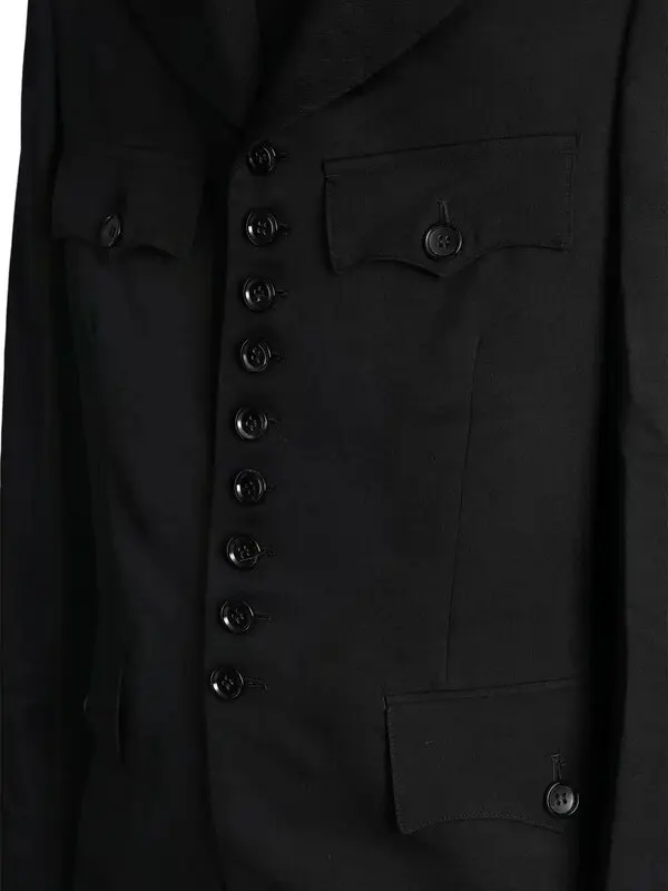 Comme Des Garçons Buttoned Pocket Jacket