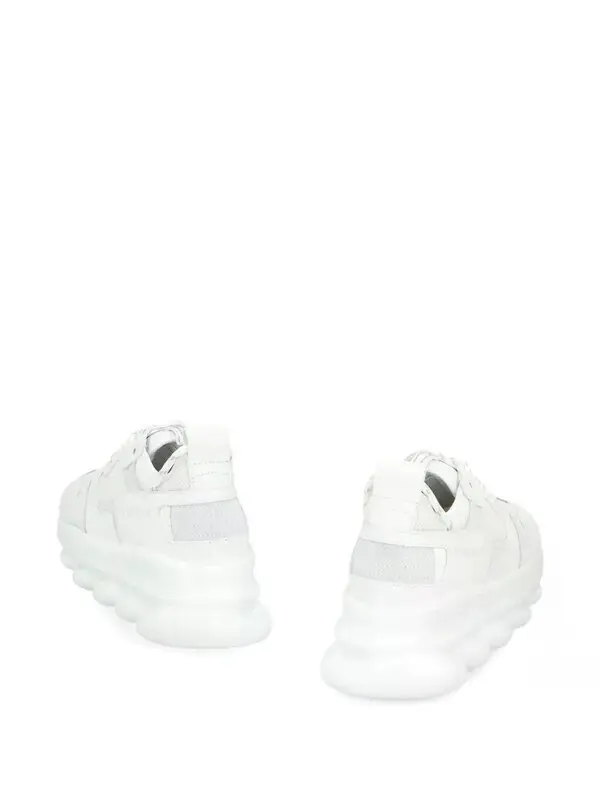 Versace Chain Reaction Sneakers - White