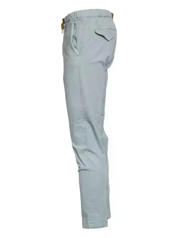 WHITE SAND Belted Trousers