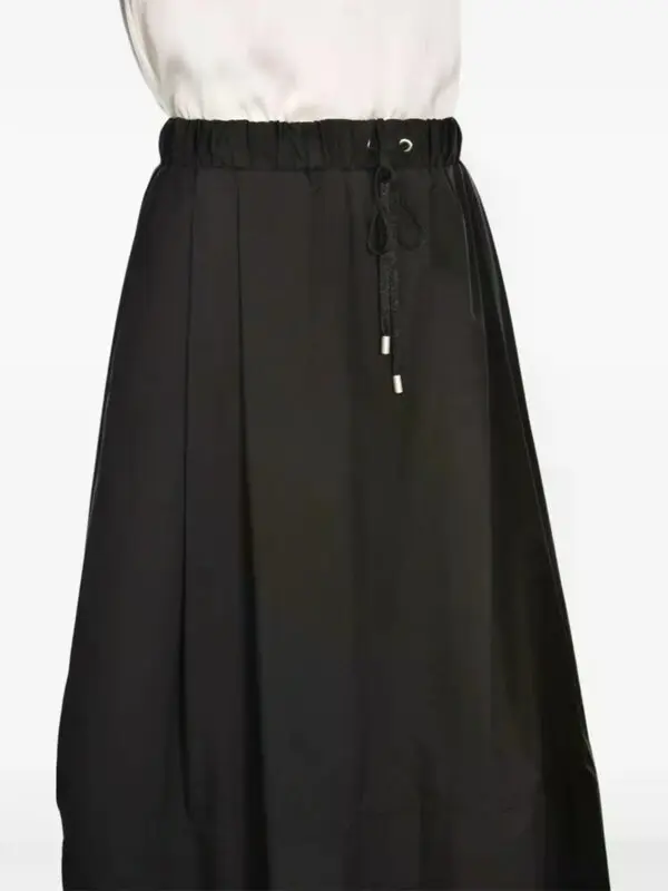 GRAN SASSO Drawstring Midi Skirt