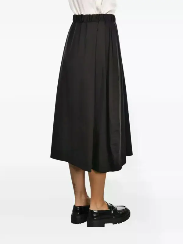 GRAN SASSO Drawstring Midi Skirt