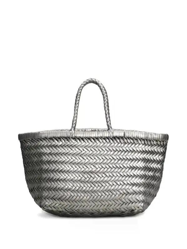 Dragon Diffusion Small Triple Jump Woven Tote Bag - Silver