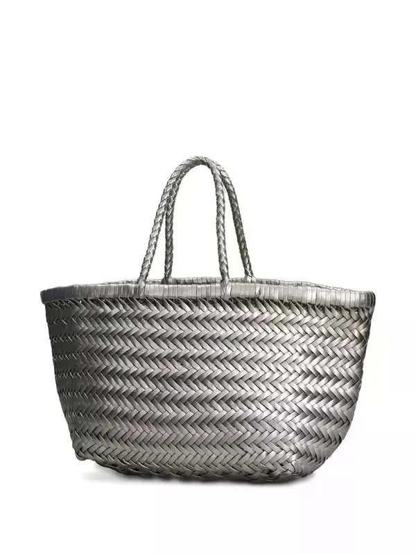 Dragon Diffusion Small Triple Jump Woven Tote Bag - Silver