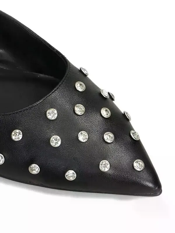 ANDREA CARRANO Studded Wraparound Ballet Flats