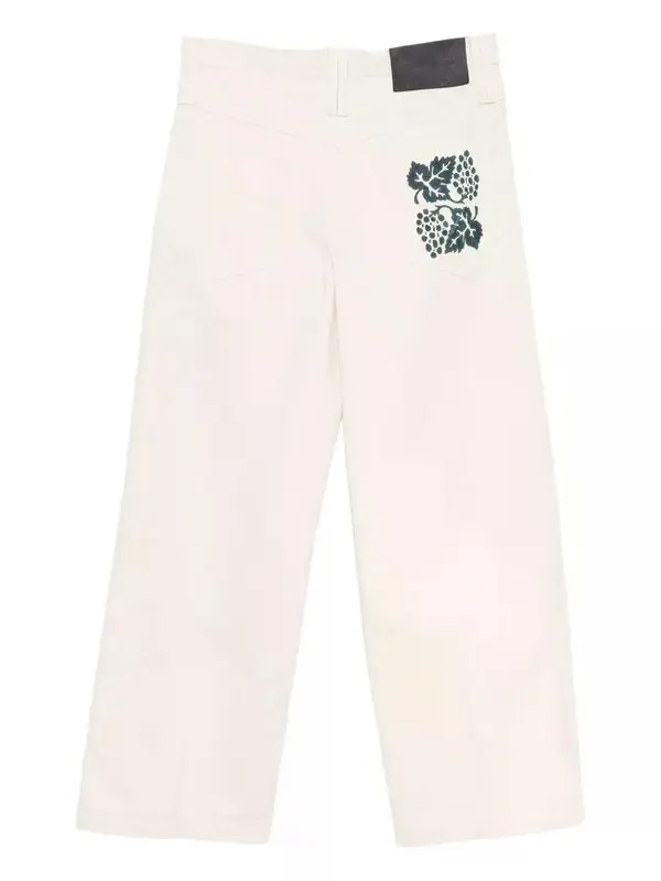 FEDERICO CINA Grape-print Jeans