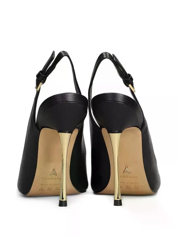 ANDREA CARRANO Slingback Stiletto Pumps - Black
