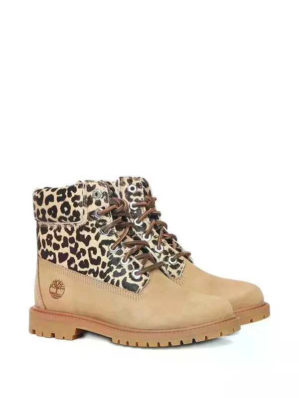 Timberland Leopard Print 6-inch Boots