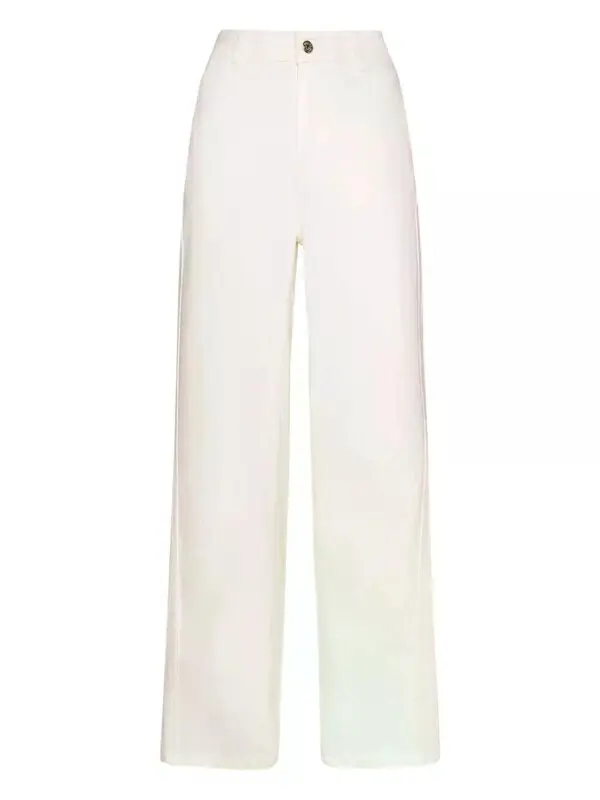 ELENA MIRO` Button Trousers