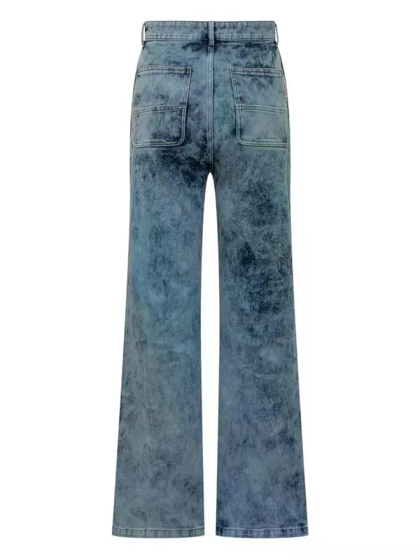 DES_PHEMMES Embroidered Jeans