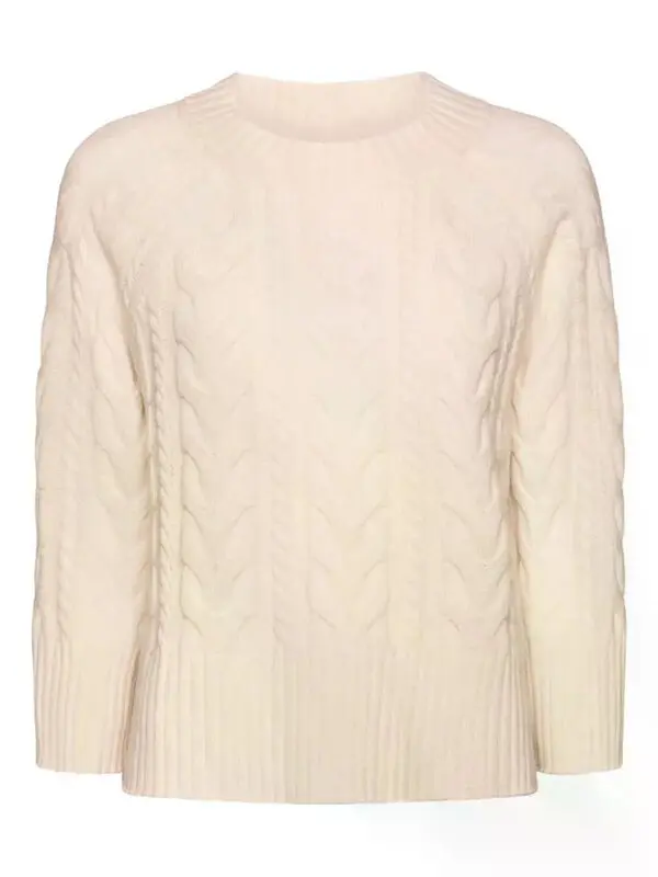 ELENA MIRO` Cable-knit Sweater