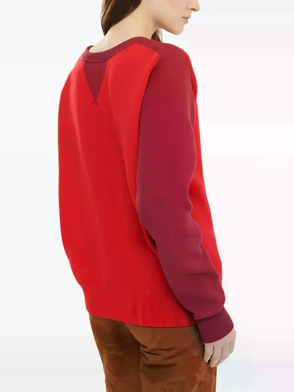 1989 STUDIO Round-neck Panelled Sweater