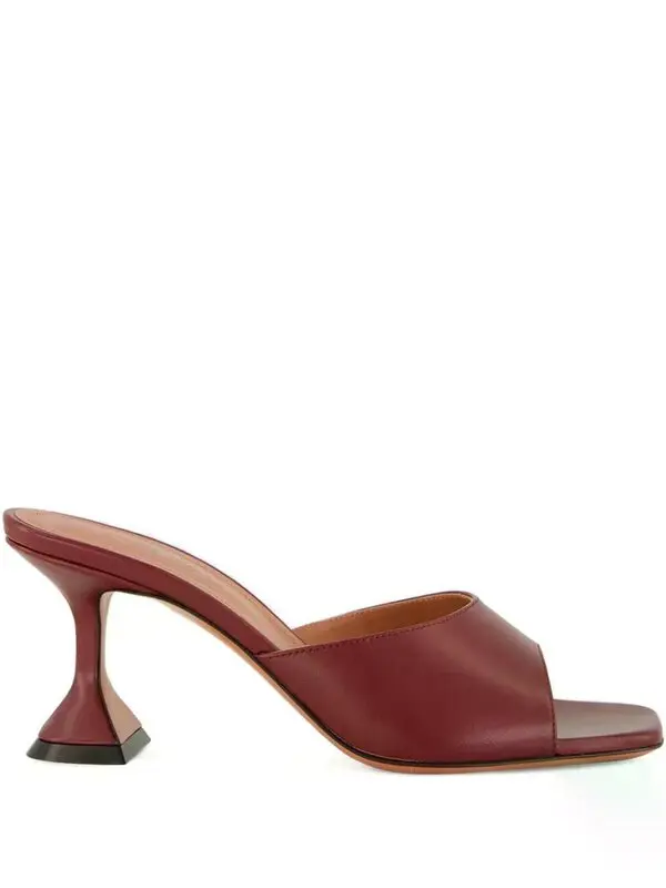 Amina Muaddi 70mm Lupita Sandals - Red