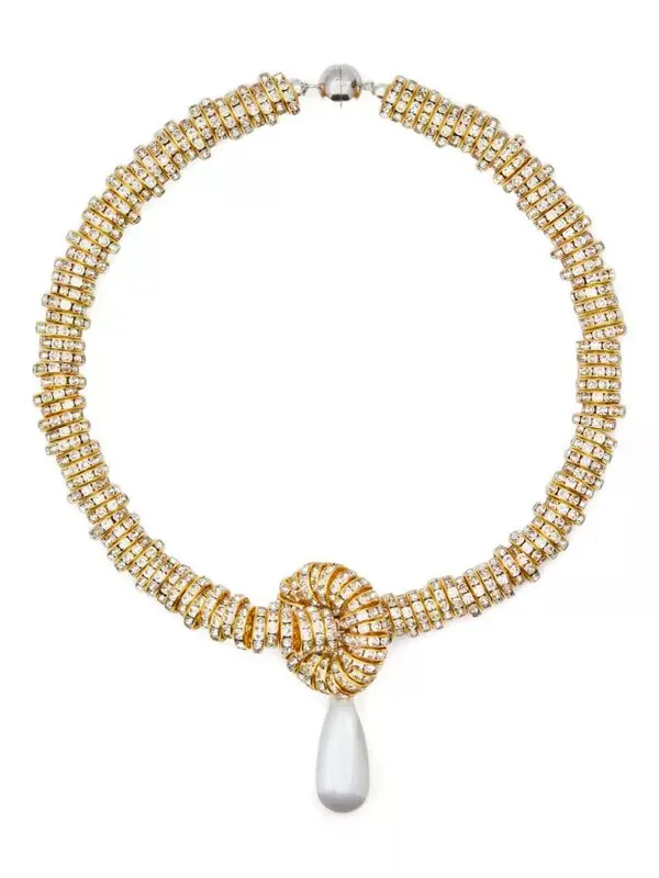 JULIETTA Pearl-drop Necklace - Gold