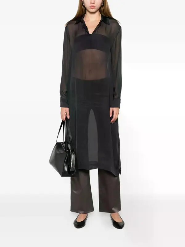 Paloma Wool V-neck Sheer Top
