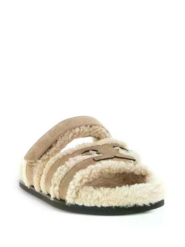 Tory Burch Shearling Slides